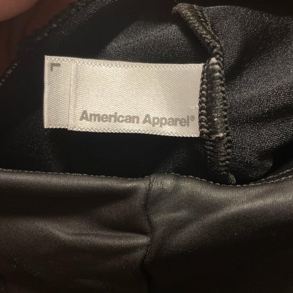 American Apparel | Shorts | Large Shiny Nylon American Apparel Bike Shorts | Poshmark